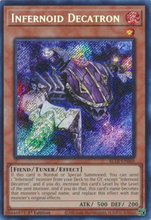 Infernoid Decatron - BLTR-EN069 - Secret Rare 1st Edition – The CollectorSmith