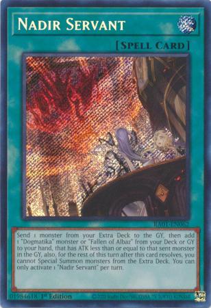 Nadir Servant - RA01-EN062 - Secret Rare - 25th Anniversary Rarity Col ...