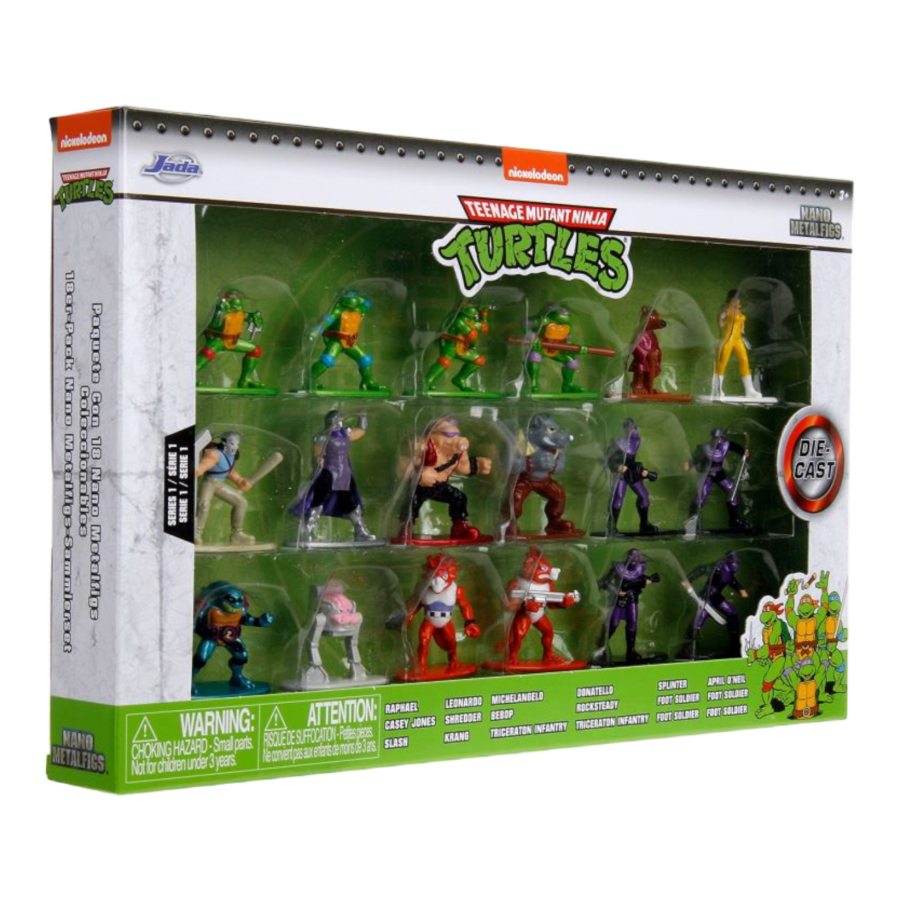 Teenage Mutant Ninja Turtles (TV'87) - 1.65" Nano Metalfig 18-PK [Wave ...