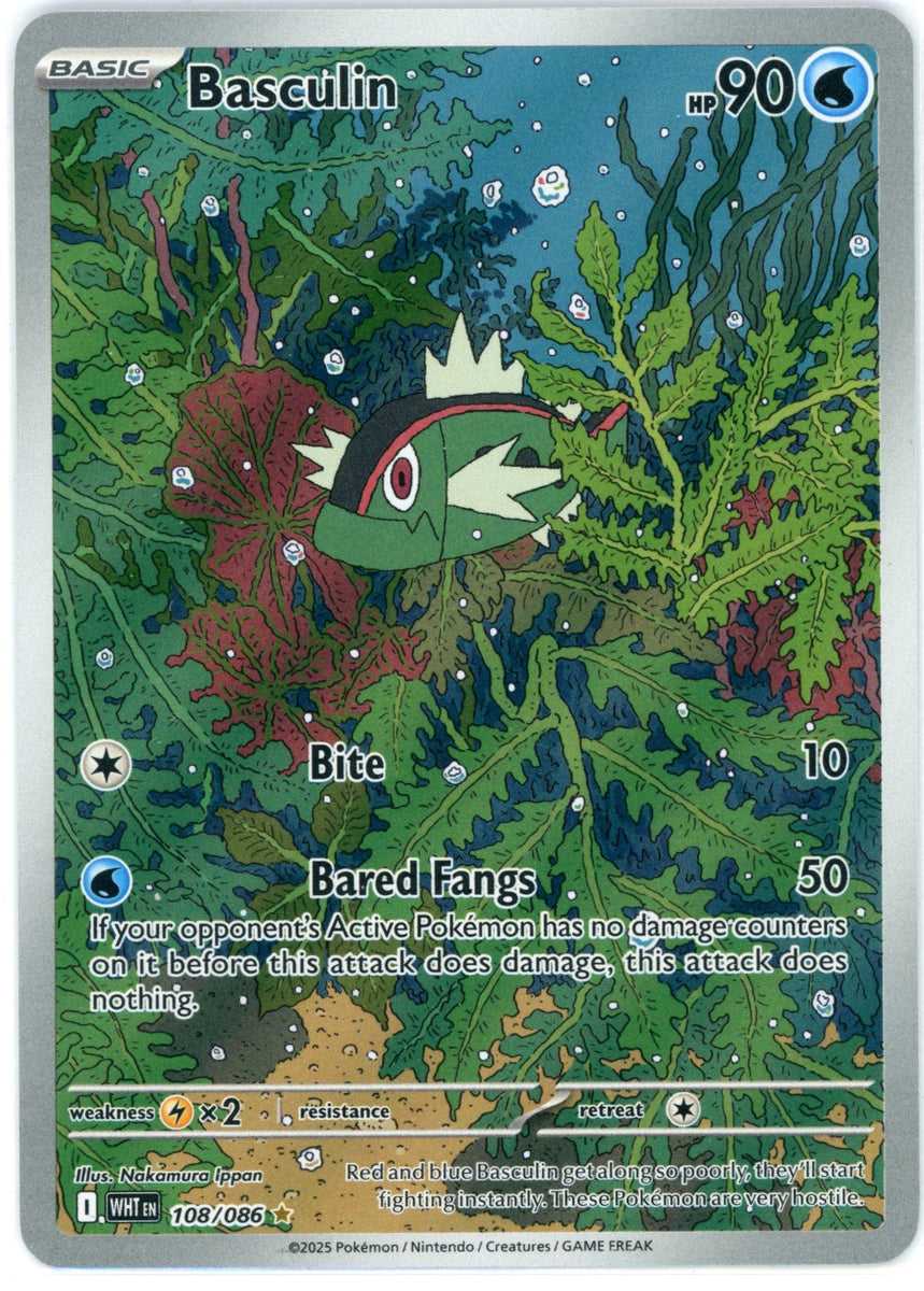 Basculin White Flare Illustration Rare 108/086 – The CollectorSmith
